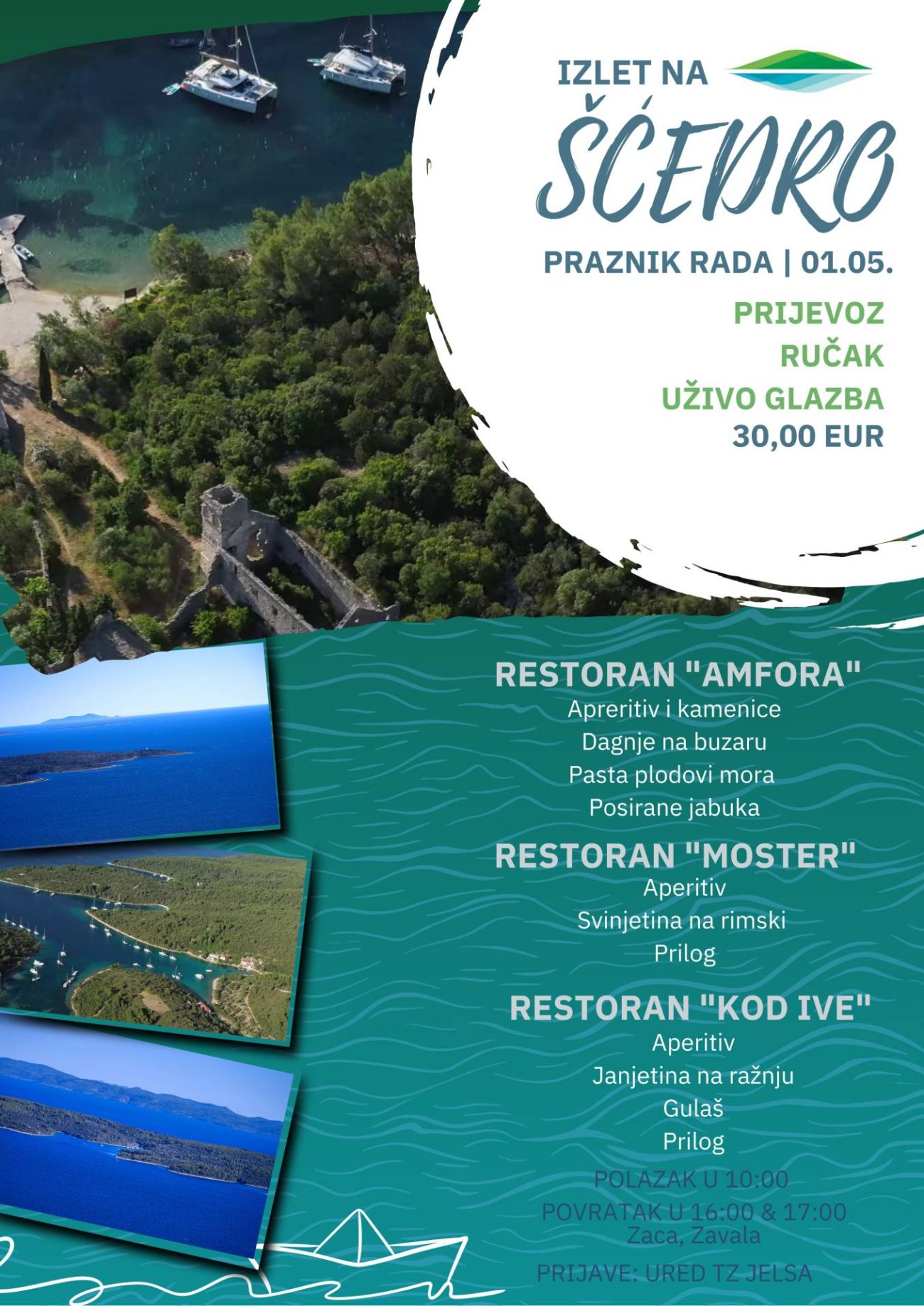 Proslava 1. maja u Šćedro | Visit Jelsa.